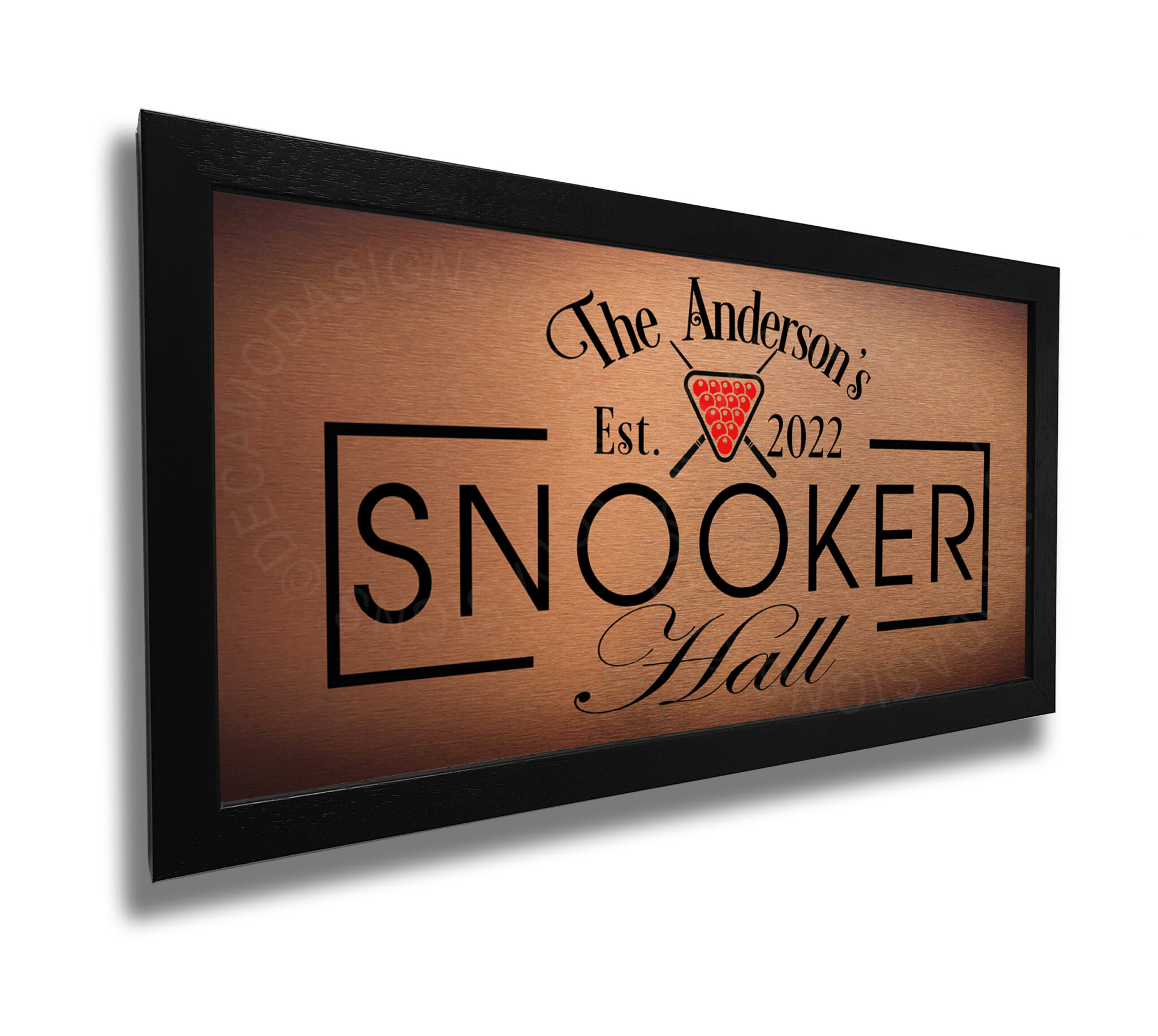 Personalized Snooker Hall Sign | Snooker Hall Decor | Snooker Hall Sign
