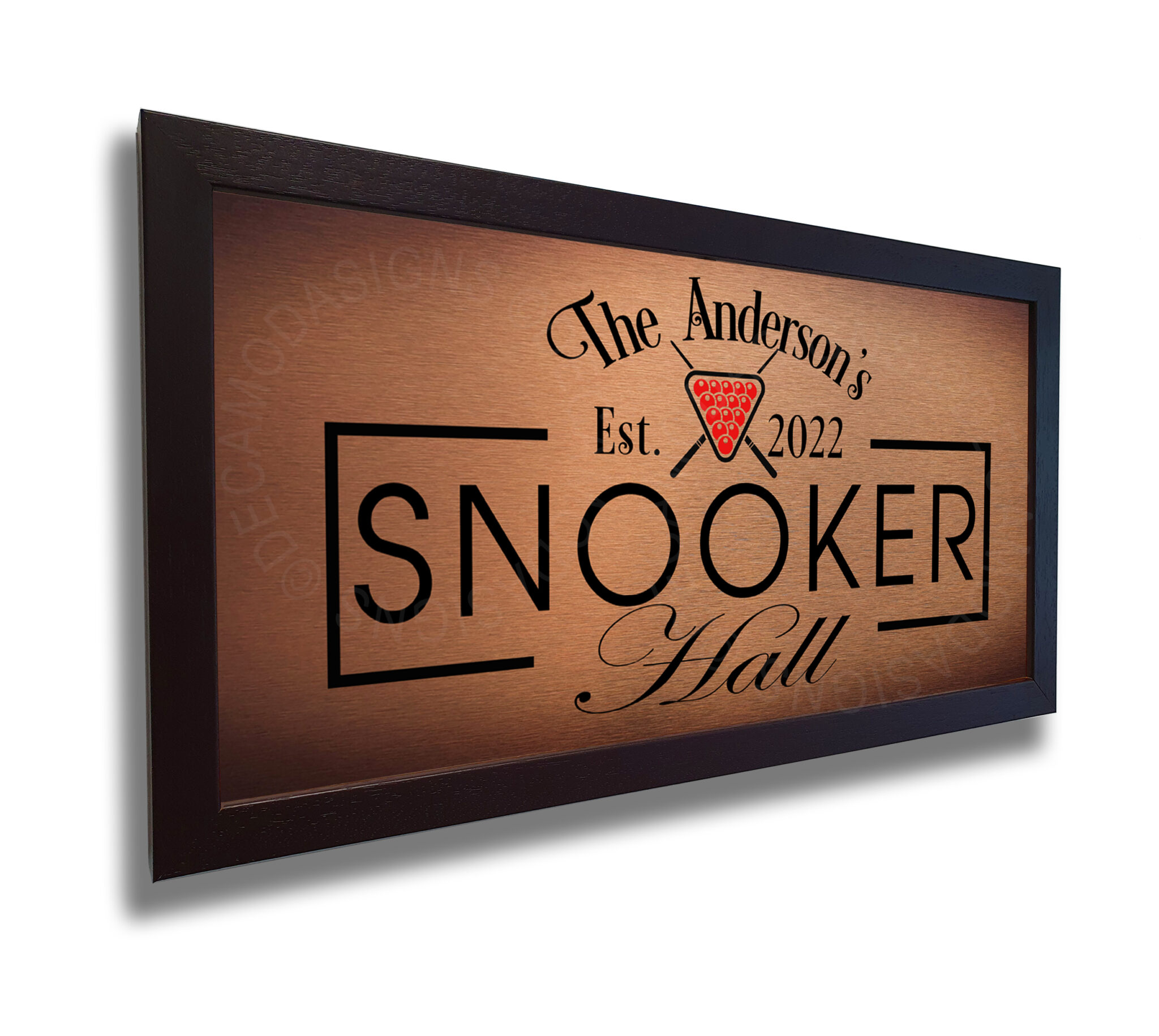 Personalized Snooker Hall Sign | Snooker Hall Decor | Snooker Hall Sign