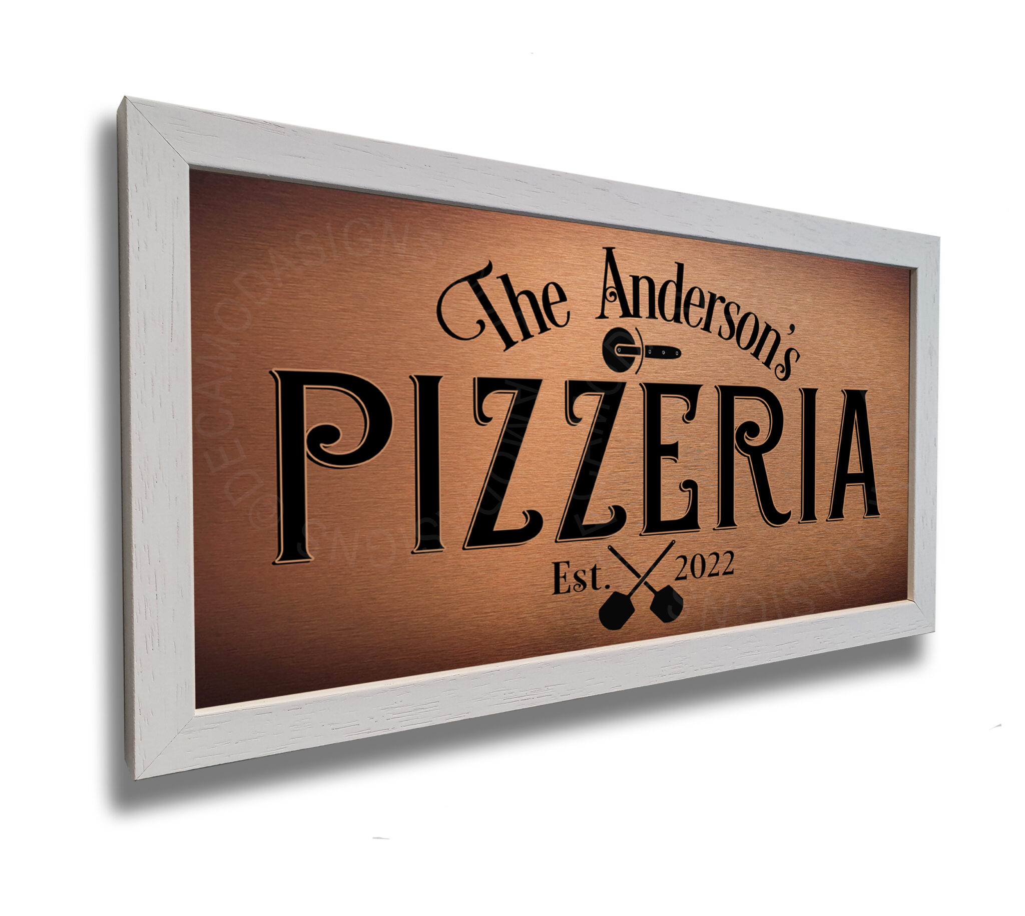 Personalized Pizzeria Sign | Pizzeria Decor | Pizzeria Signs | Kitchen