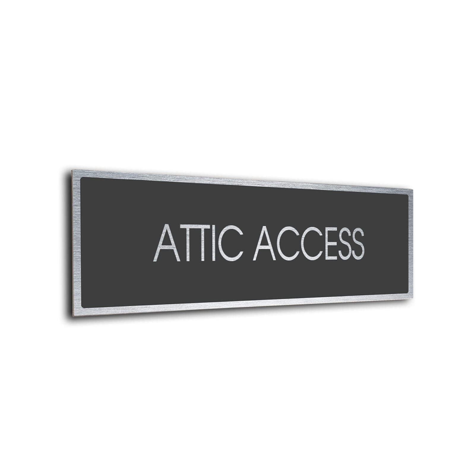 Attic Access Door Sign. Clearly label every room in your facility with ...