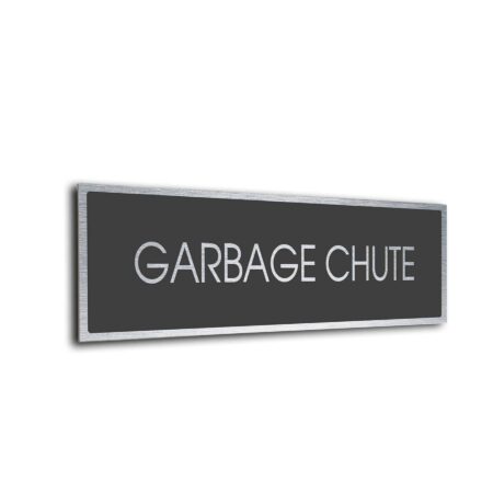 Garbage Chute Door Sign. Clearly label every room in your facility with ...