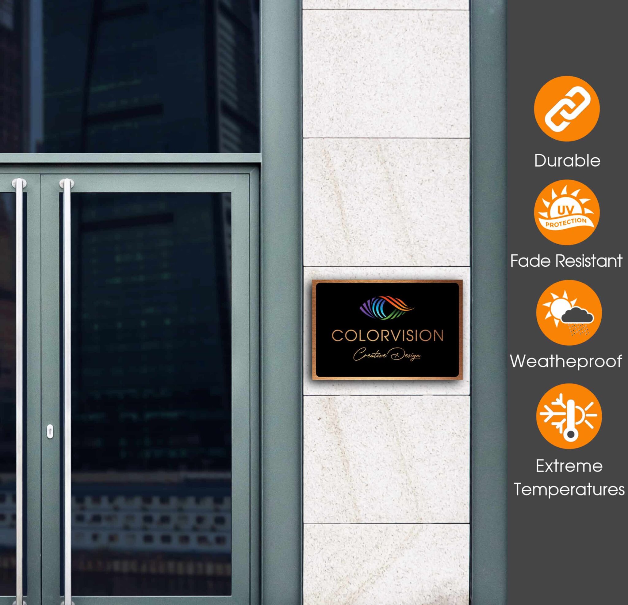 Modern Villa Sign | Condo Sign | Modern Signs | Apartment Signs