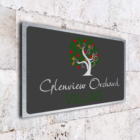 Modern Villa Sign | Condo Sign | Modern Signs | Apartment Signs