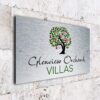 Modern Villa Sign | Condo Sign | Modern Signs | Apartment Signs