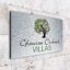 Modern Villa Sign | Condo Sign | Modern Signs | Apartment Signs