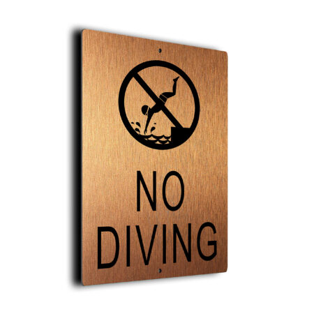 Pool No Diving Sign | Pool Signs | No diving Signs | Pool Decor