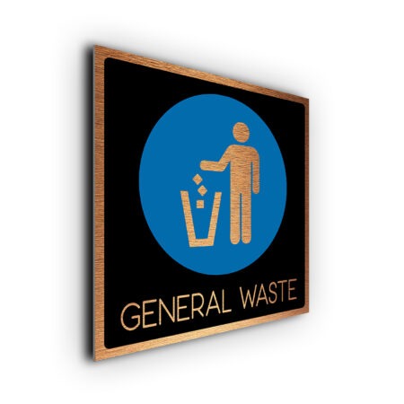 General Waste Sign | Self Adhesive General Waste Sign | Signs