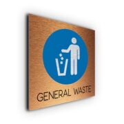 General Waste Sign | Self Adhesive General Waste Sign | Signs