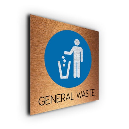 General Waste Sign | Self Adhesive General Waste Sign | Signs