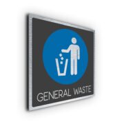 General Waste Sign | Self Adhesive General Waste Sign | Signs