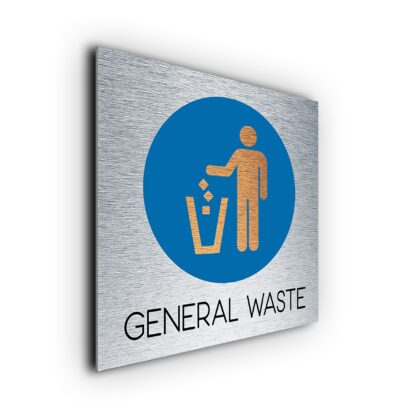 General Waste Sign | Self Adhesive General Waste Sign | Signs